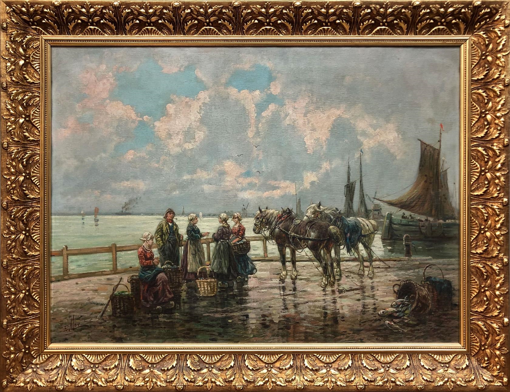 F. May | Rybí trh | MutualArt