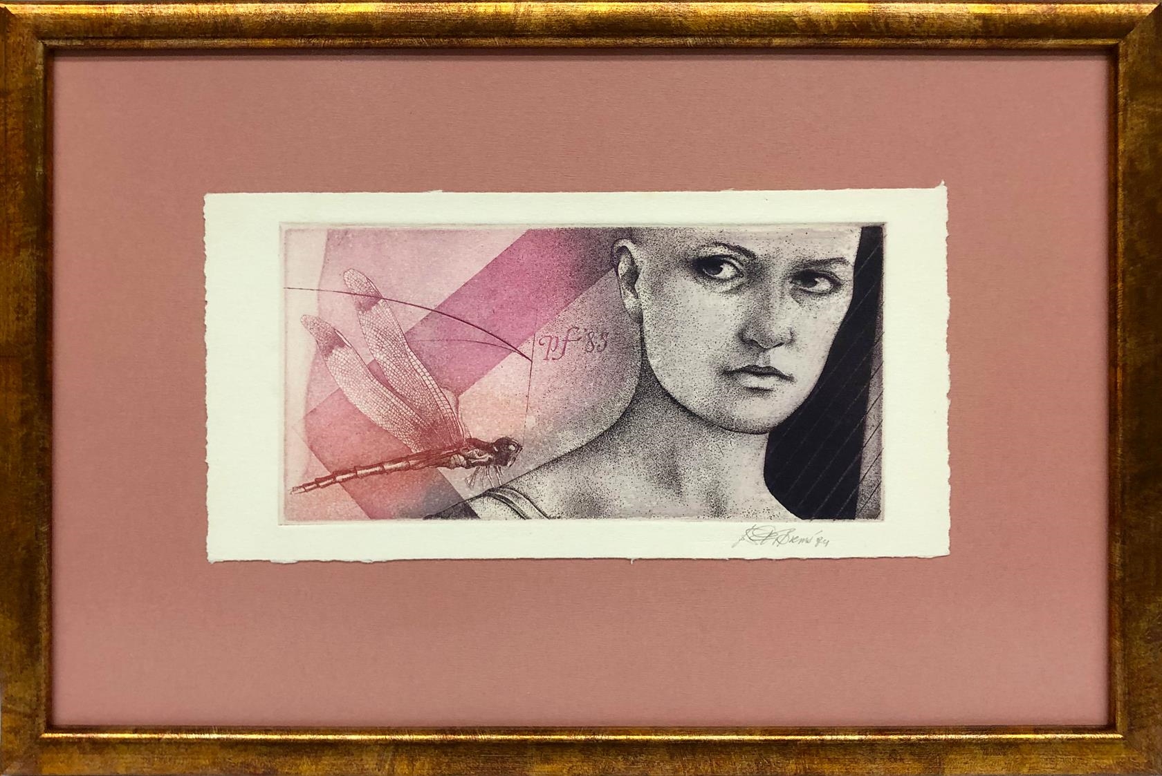 Walter Brems | Dívka s vážkou | MutualArt