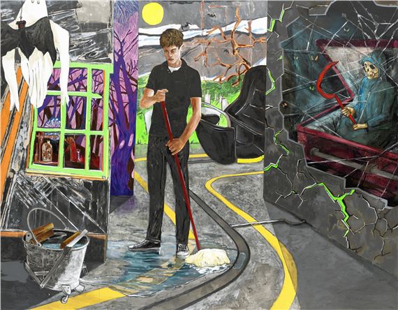 Hernan Bas | The Haunted House Keeper (2020) | MutualArt