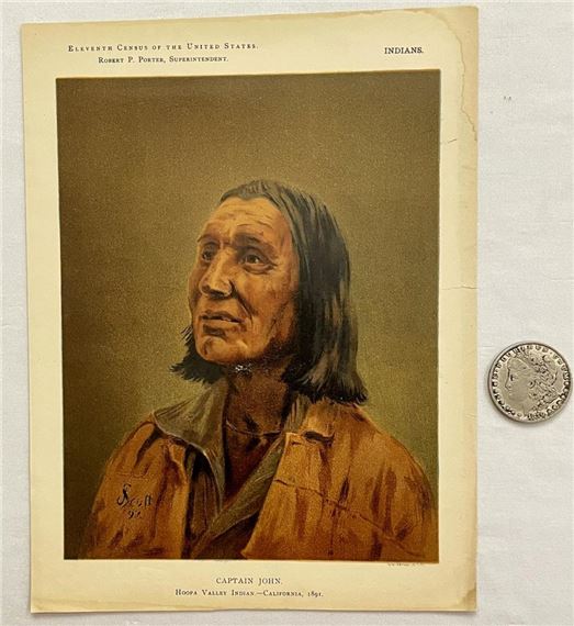 Julian Scott | 1891 Native American Indian Captain John: Hoopa Valley ...