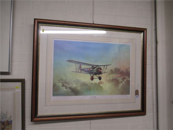 Barrie Clark | LARGE CRYSTAL BULLDOG PRINT SIGNED BARRIE CLARK | MutualArt
