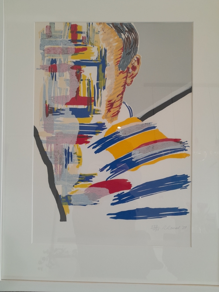 Roger Raveel | Zelfportret en een abstractie | MutualArt