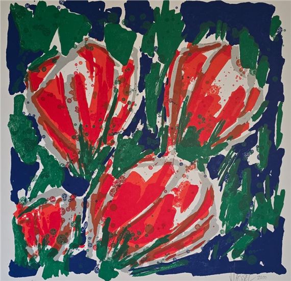 Ad Van Hassel | Ad van Hassel - Rode Tulpen (2002) | MutualArt