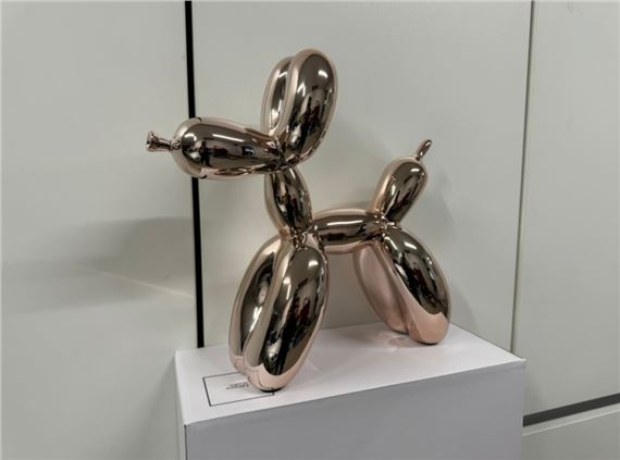 Jeff Koons | Balloon Dog Rose Gold | MutualArt