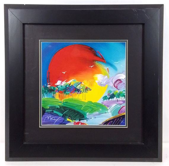 Peter Max | Peter Max Without Borders Serigraph | MutualArt