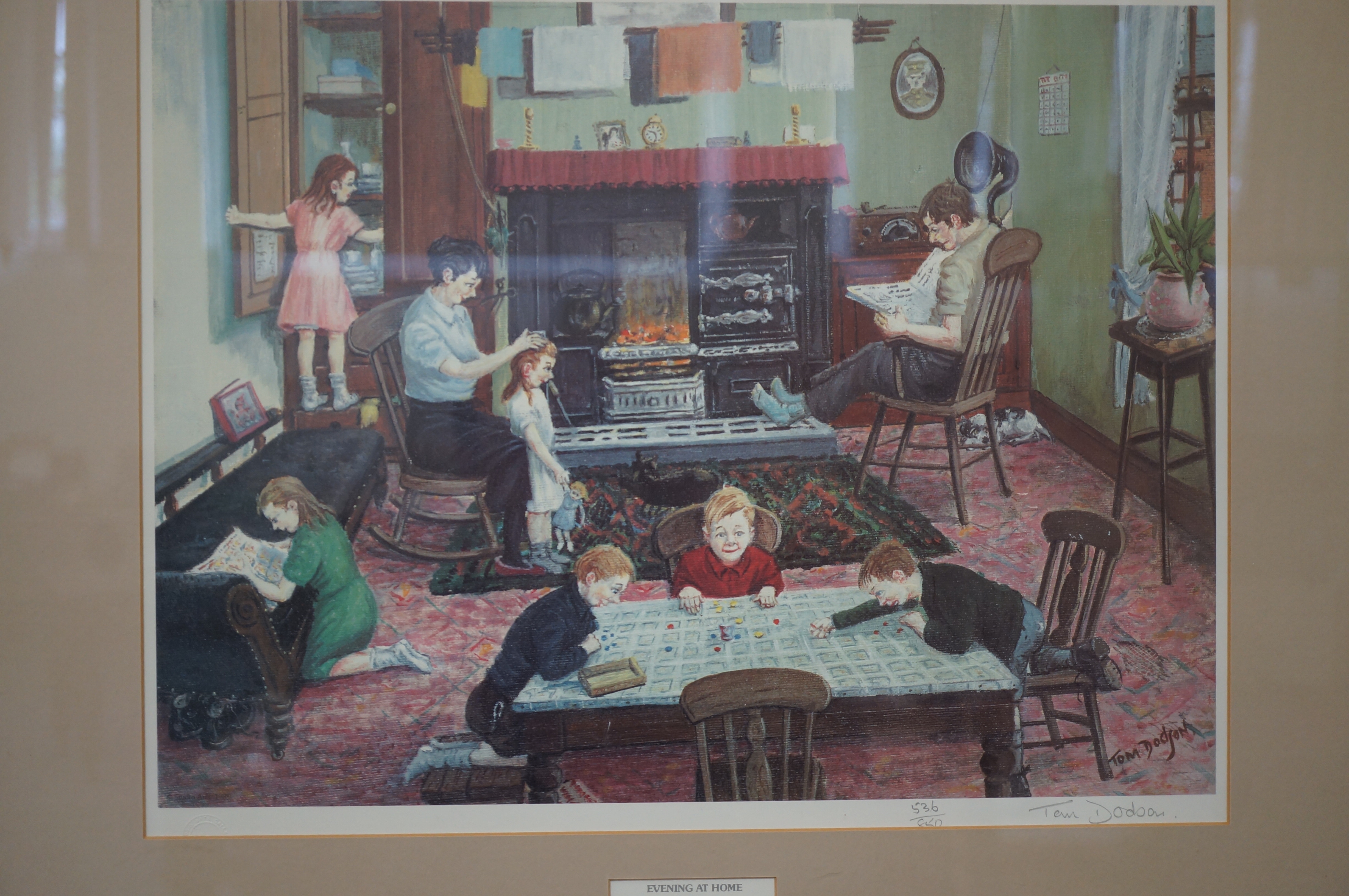 Tom Dodson | Tom Dodson limited edition signed print Evening at | MutualArt