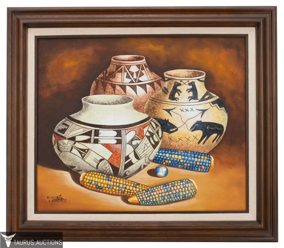 Myung “Mario” Jung | Mario Jung Southwestern Still Life Painting (1990s ...