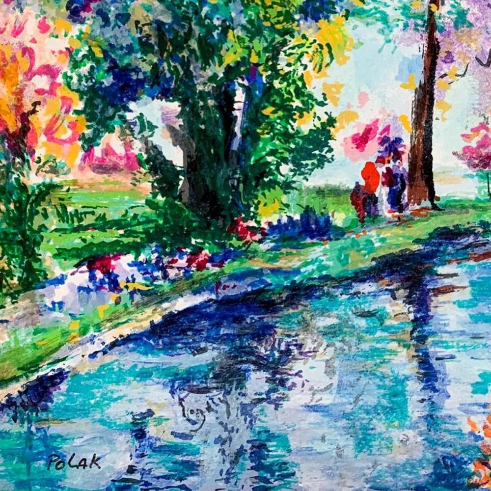 Dimitri Polak | Dimitri Polak (1922-2008), Picnic in Provence Hand ...