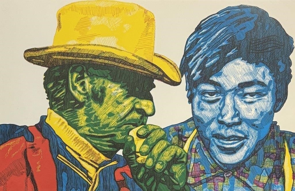 Marshall McLuhan | JOHN BOYLE COLORFUL LITHOGRAPH (1941) | MutualArt