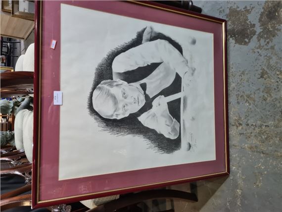Steve Davis | A limited edition print of the snooker player Steve Davis ...