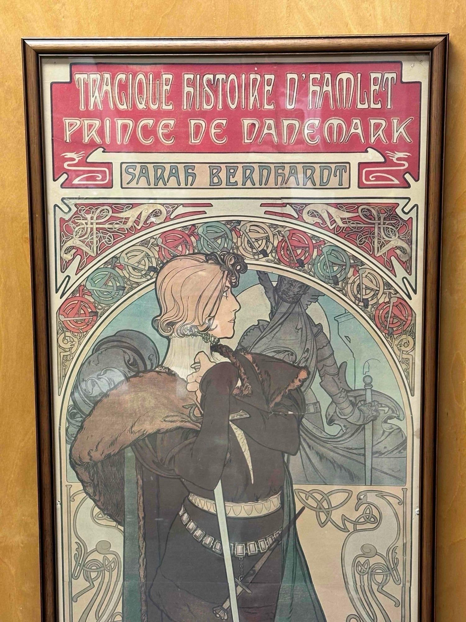 Alphonse Mucha | HAMLET THEATRE POSTER 1899 (1899) | MutualArt