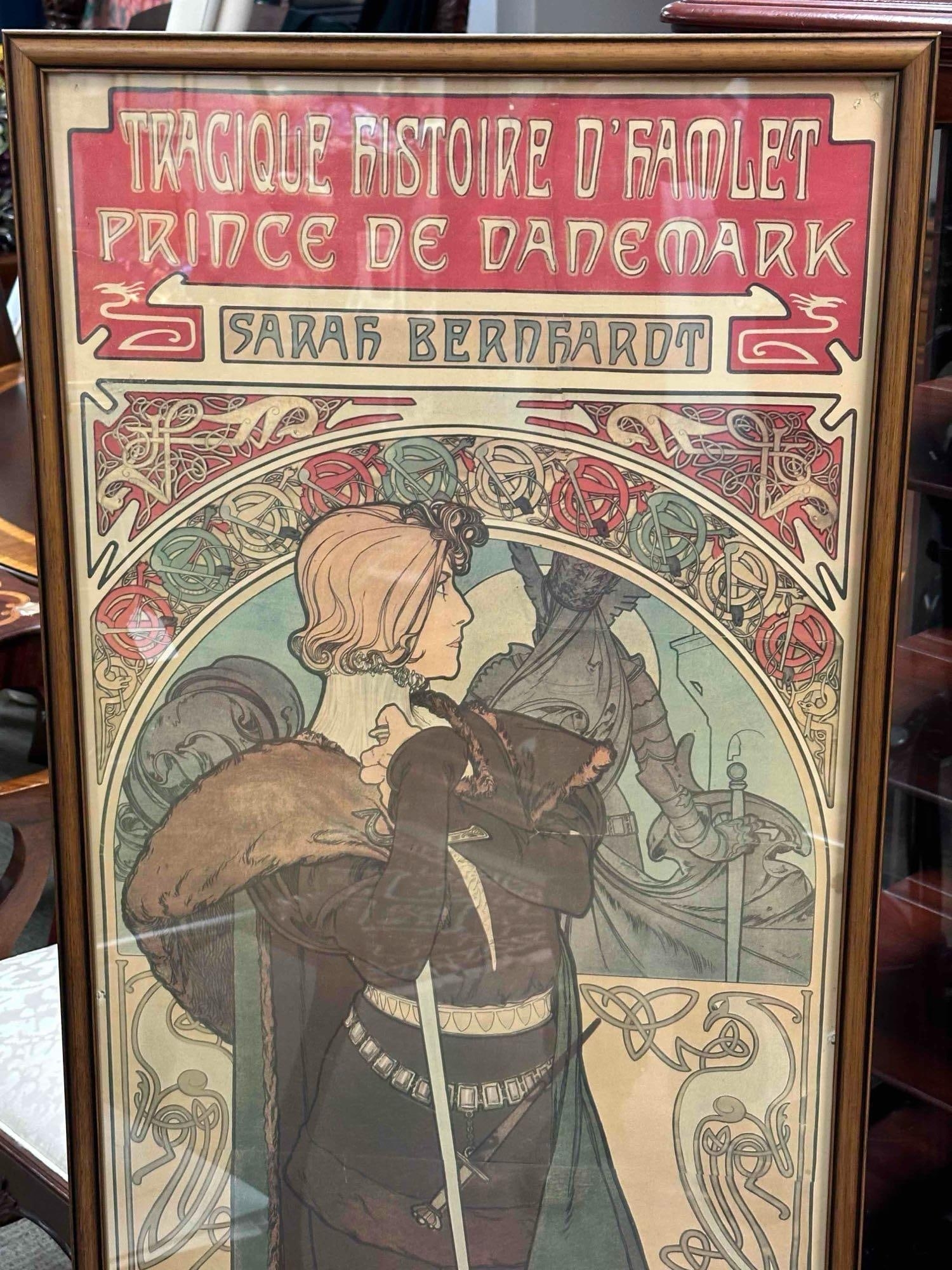 Alphonse Mucha | HAMLET THEATRE POSTER 1899 (1899) | MutualArt