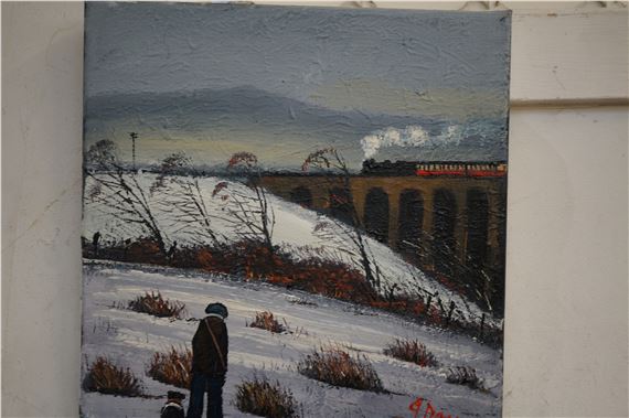 James Downie | Original oil on canvas by James Downie signed & da (2015 ...