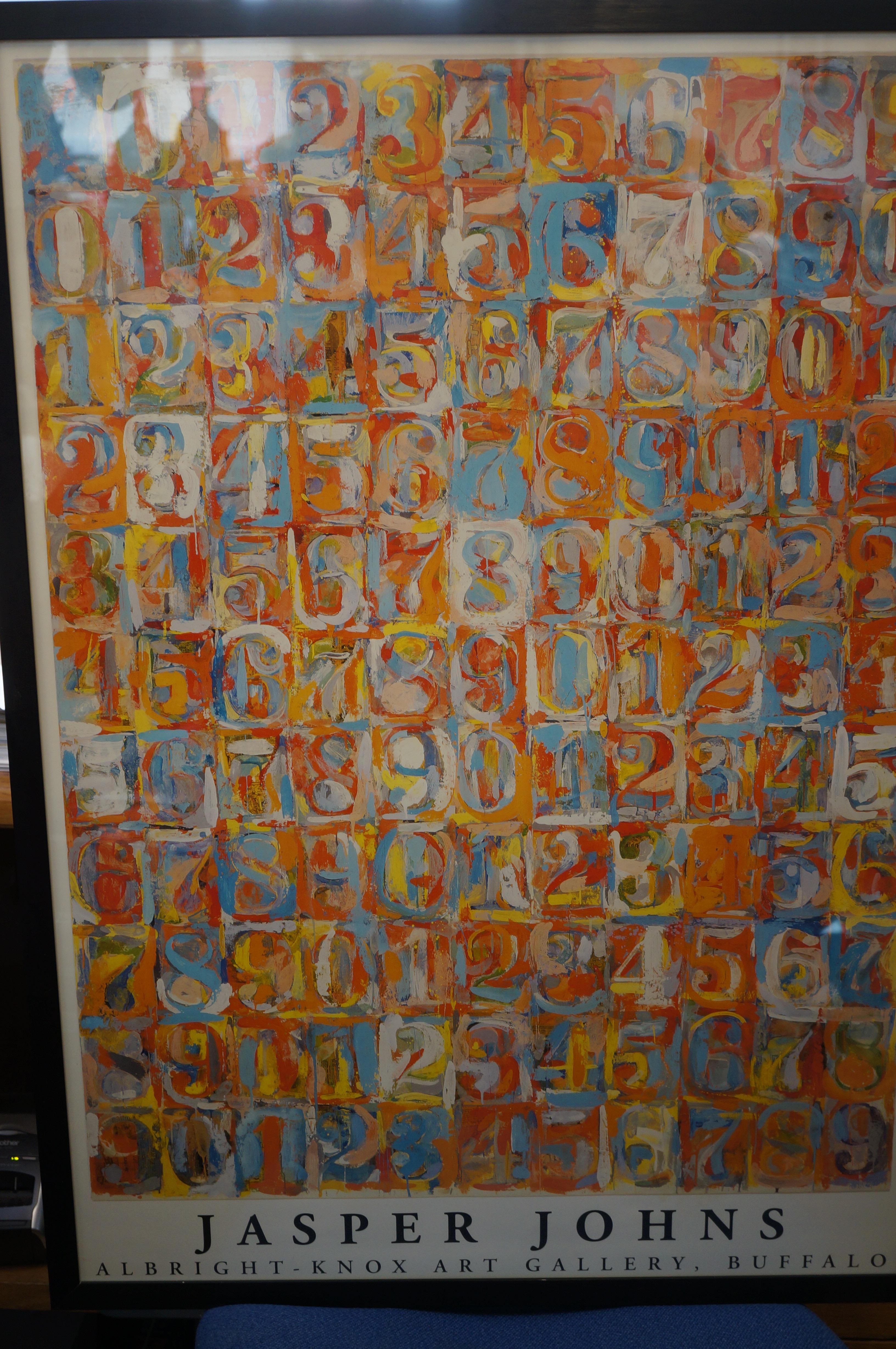 Jasper Johns | Jasper Johns offset lithograph Albright - Knox art ...