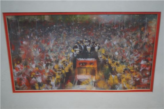 Marc Grimshaw | Mark Grimshaw original pastel winning the treble 4 ...