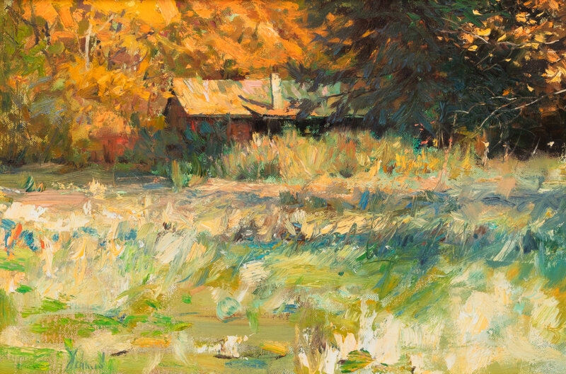 Richard Alan Schmid | Richard Schmid (American, 1934-2021) Autumn Field ...
