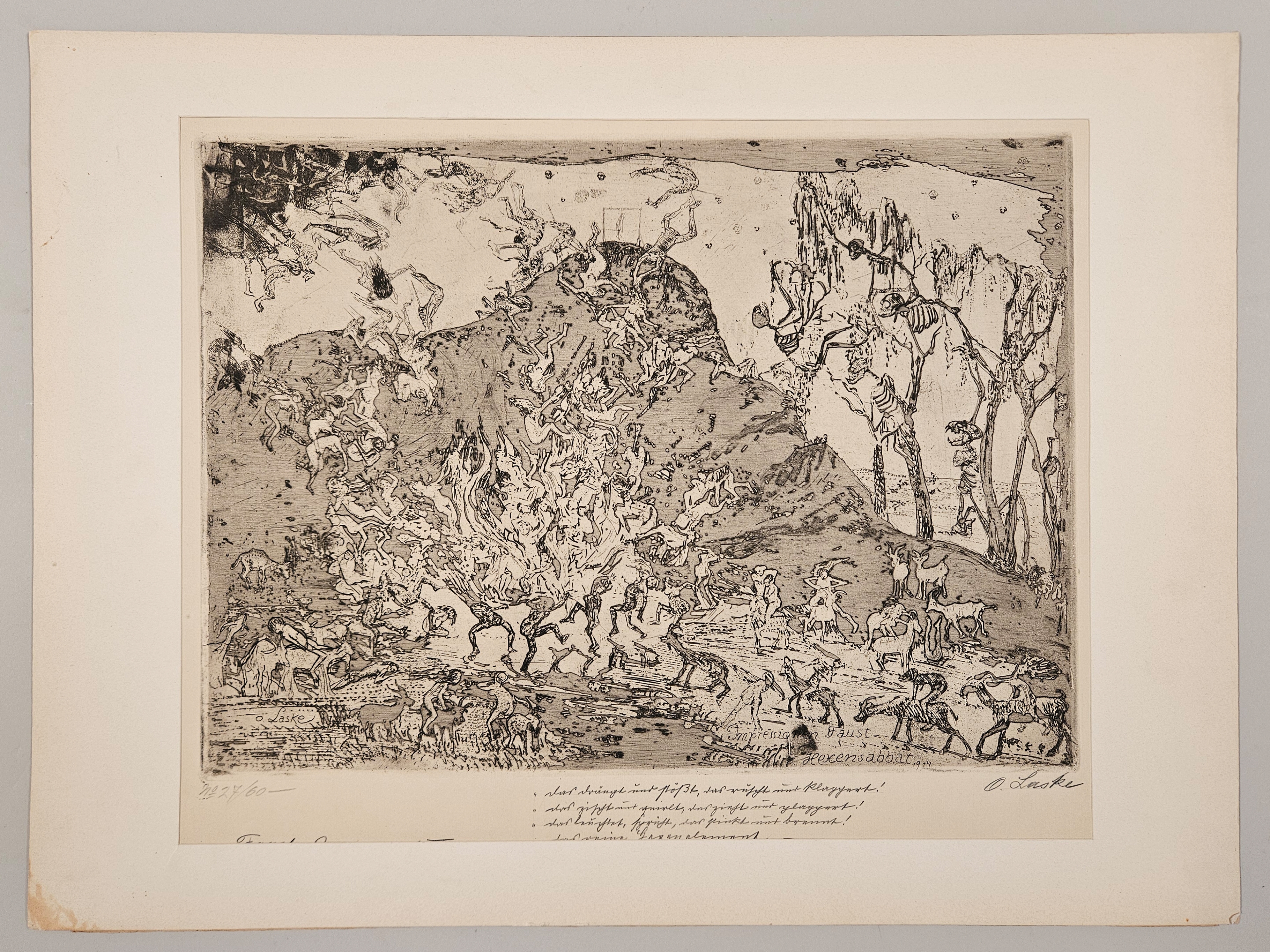 Oskar Laske | Faust Impressionen Op: XII - Six etchings (1913 - 1919 ...