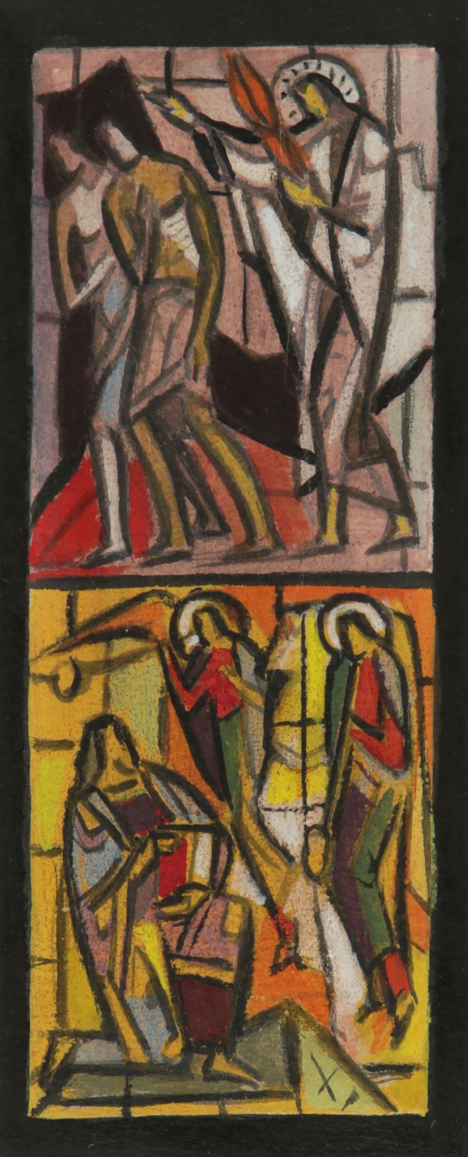 Evie Hone | STAINED GLASS WINDOW DESIGN II | MutualArt