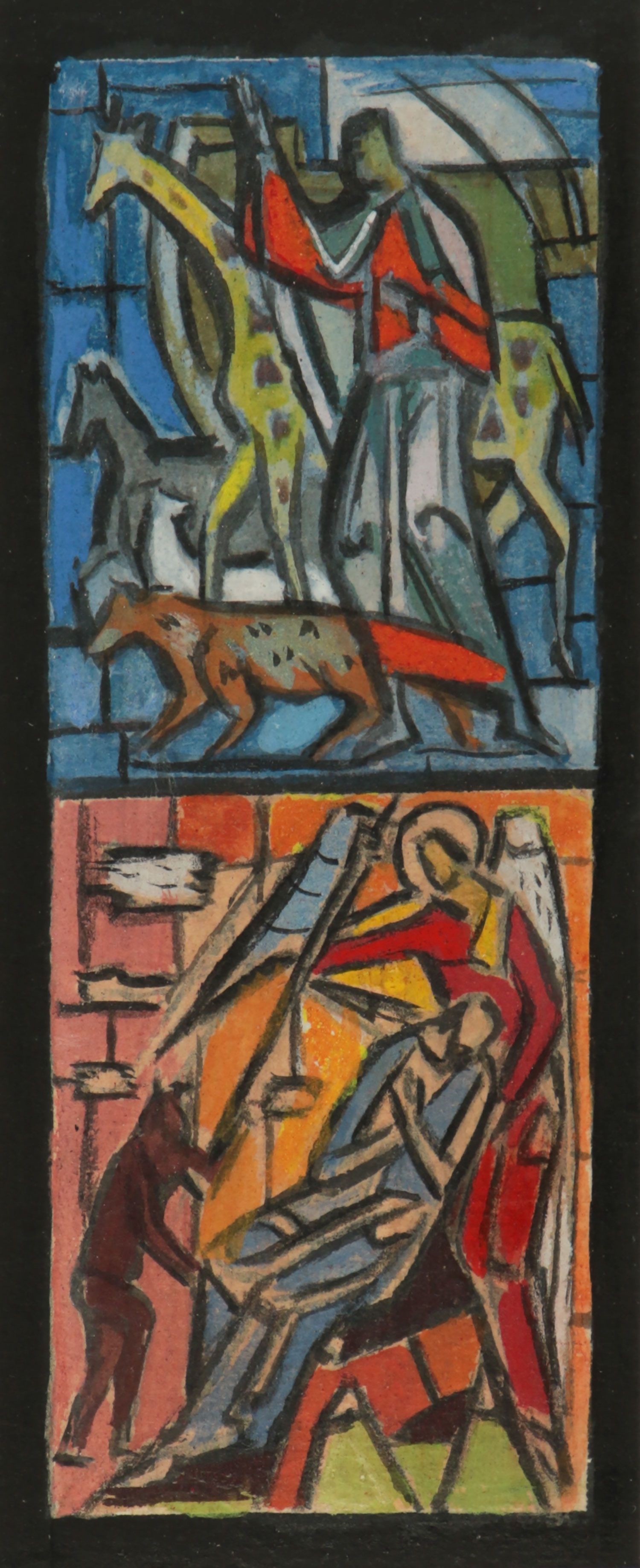 Evie Hone | STAINED GLASS WINDOW DESIGN III | MutualArt