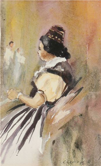 John Corvin | JENNI GEORGE AS QUEEN TOTA (1988) | MutualArt