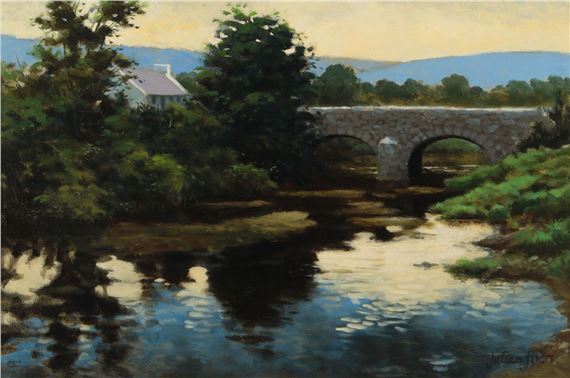 Julian Friers | OLD STONE BRIDGE, COUNTY ANTRIM | MutualArt