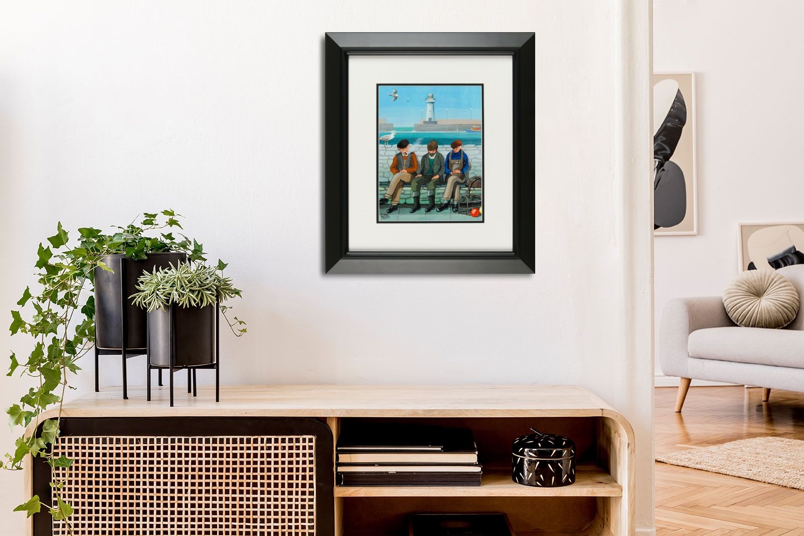 Cupar Pilson | THREE DONAGHADEE FISHERMEN | MutualArt