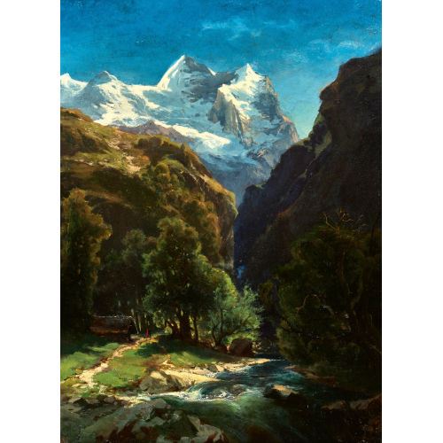 Alexandre Calame | Paysage alpestre | MutualArt