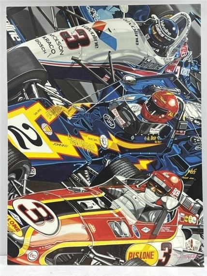 Colin Carter | Colin Carter Nine Wins Canvas Print Indy Car | MutualArt