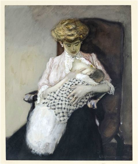 Hans Reinhold Lichtenberger | stillende Mutter | MutualArt