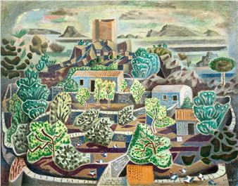 Nikos Hadjikyriakos-Ghika | Nocturnal Houses, Athens (1967) | MutualArt