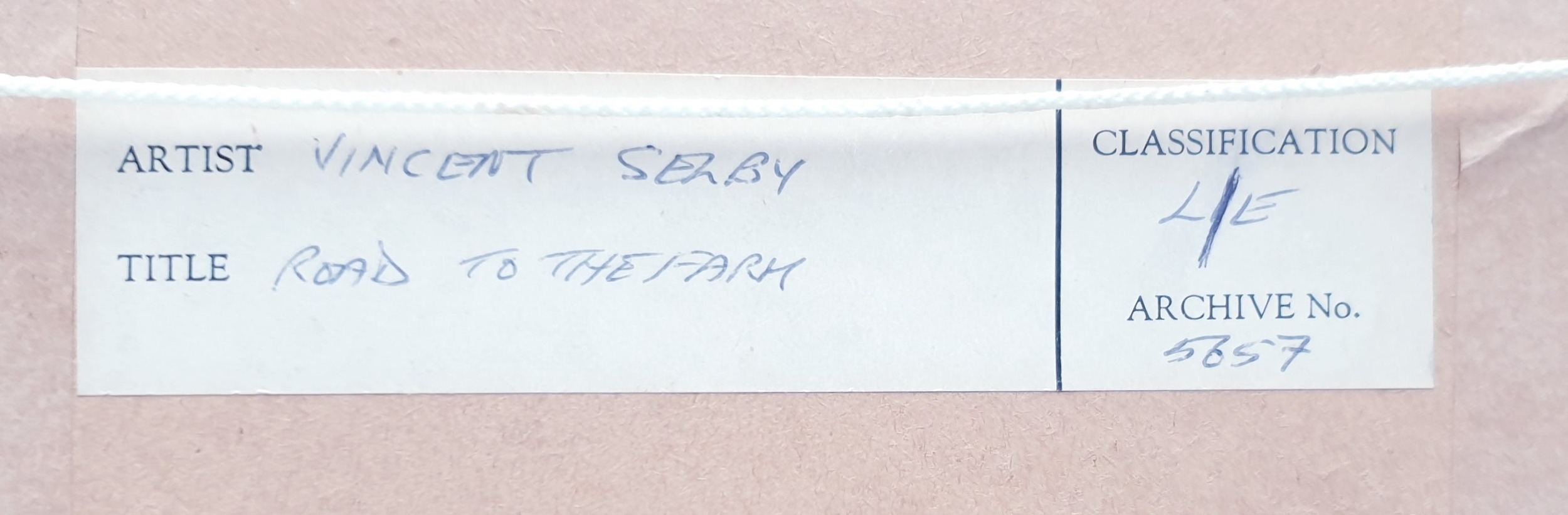 Vincent Selby | ROAD TO THE FARM | MutualArt