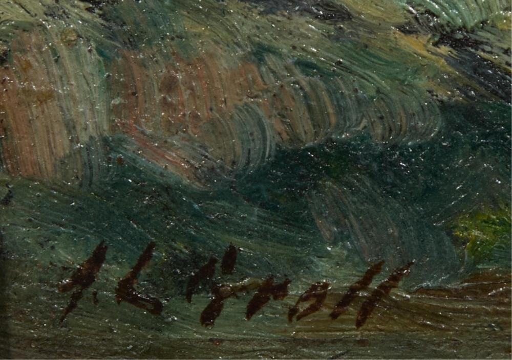Albert Lorey Groll | Southwestern Landscape with Mountains | MutualArt