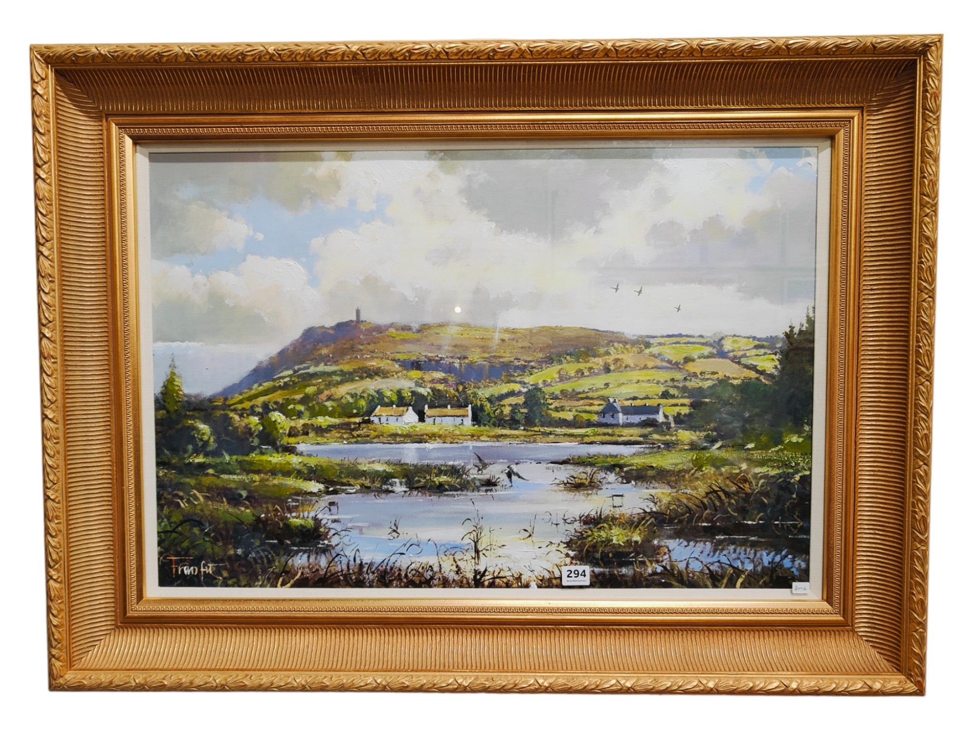 Frann Fit | FRAN FIT - OIL ON CANVAS - SCRABO 76 X 50CM | MutualArt