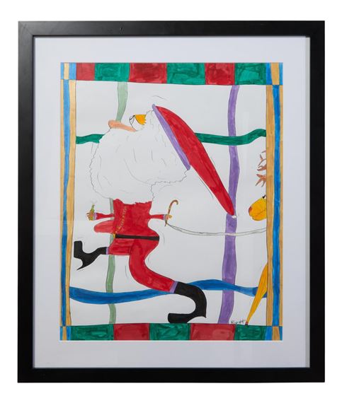 Bob Rue | Santa Clause Leading Rudolph (28) | MutualArt