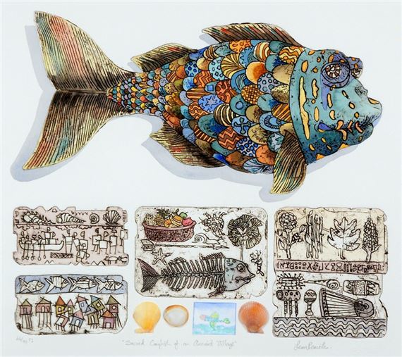 Leon Pericles | Sacred Cowfish of the Ancient Village | MutualArt