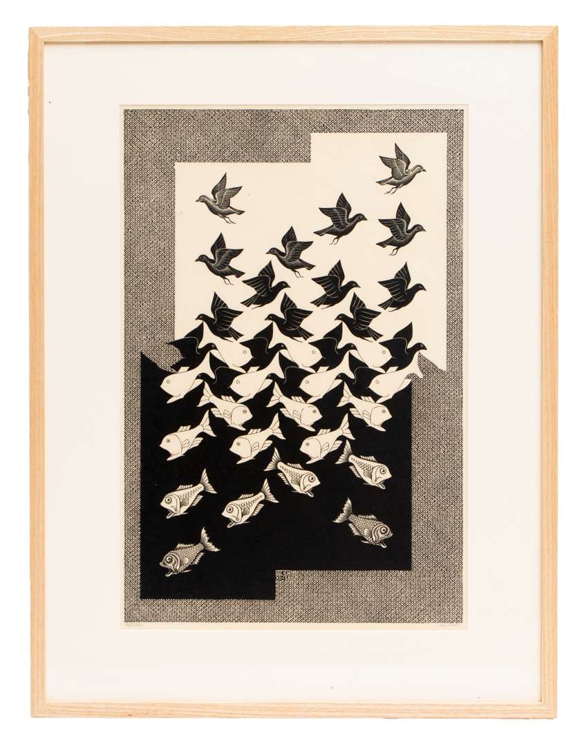 Maurits Cornelis Escher | Sky and Water II'/'Lucht en water II | MutualArt