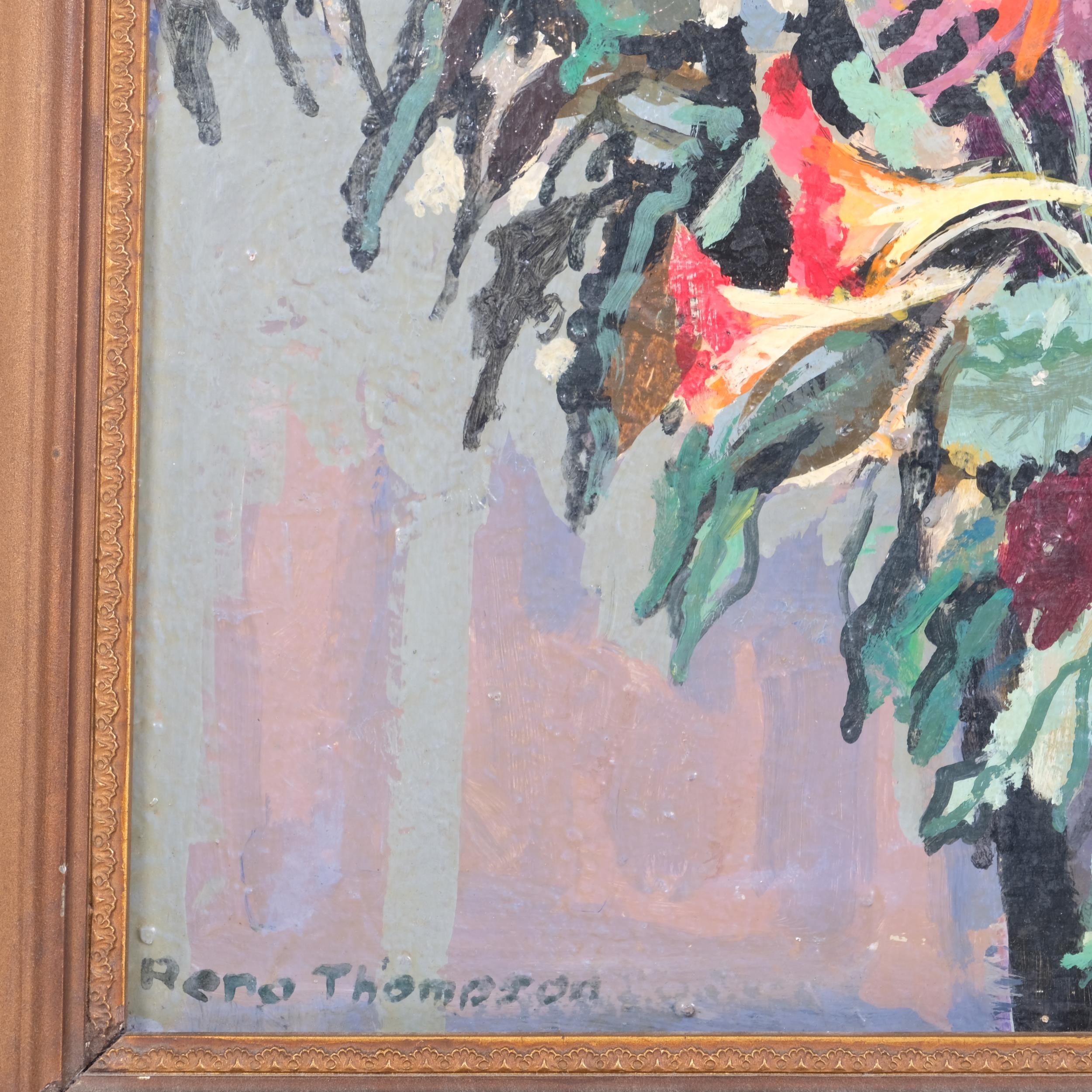 R. Thompson | still life study flowers in vase | MutualArt