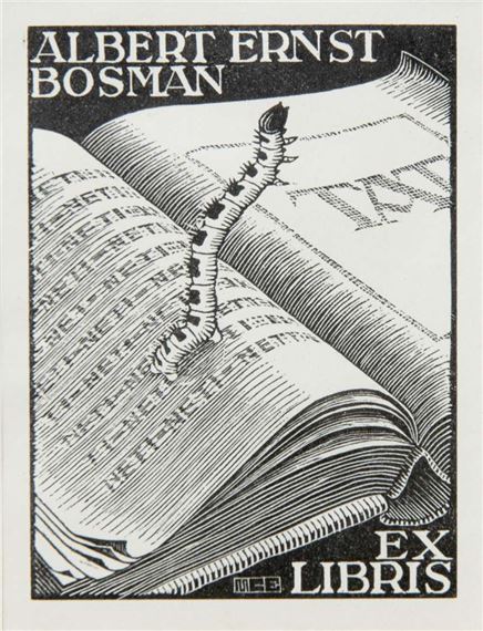 Maurits Cornelis Escher | Bookplate Albert Ernst Bosman'/'Ex-libris ...