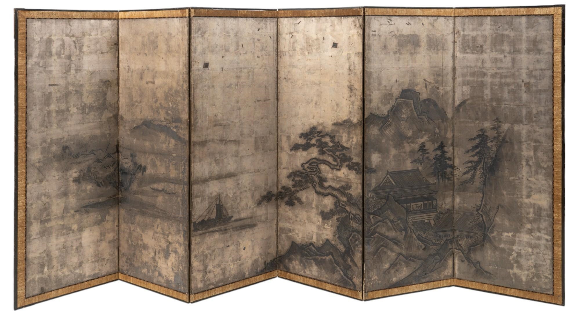 Asian School | Asian Style Folding Screen | MutualArt
