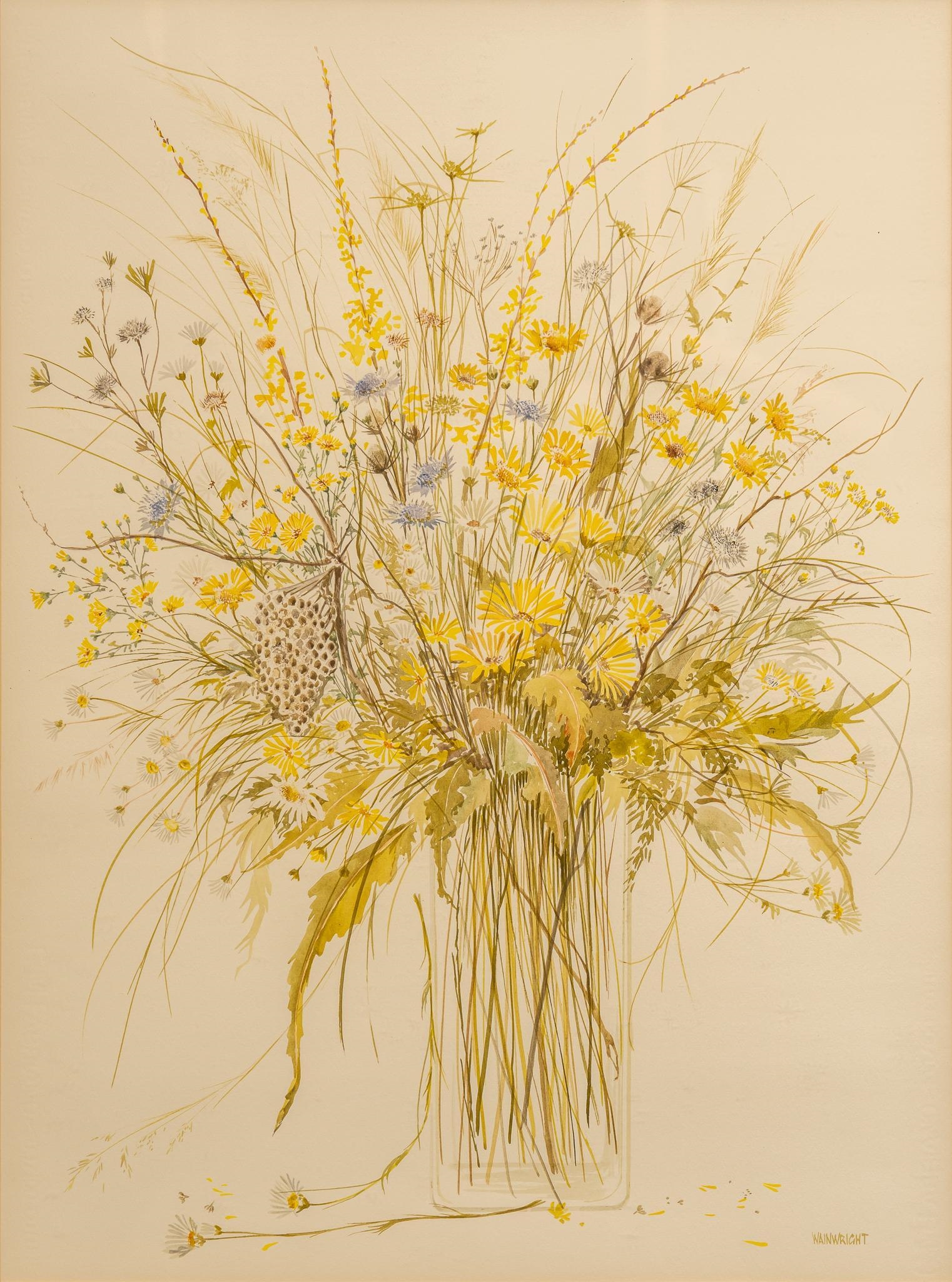 Leslie Wainwright | Field Flowers and Grasses | MutualArt