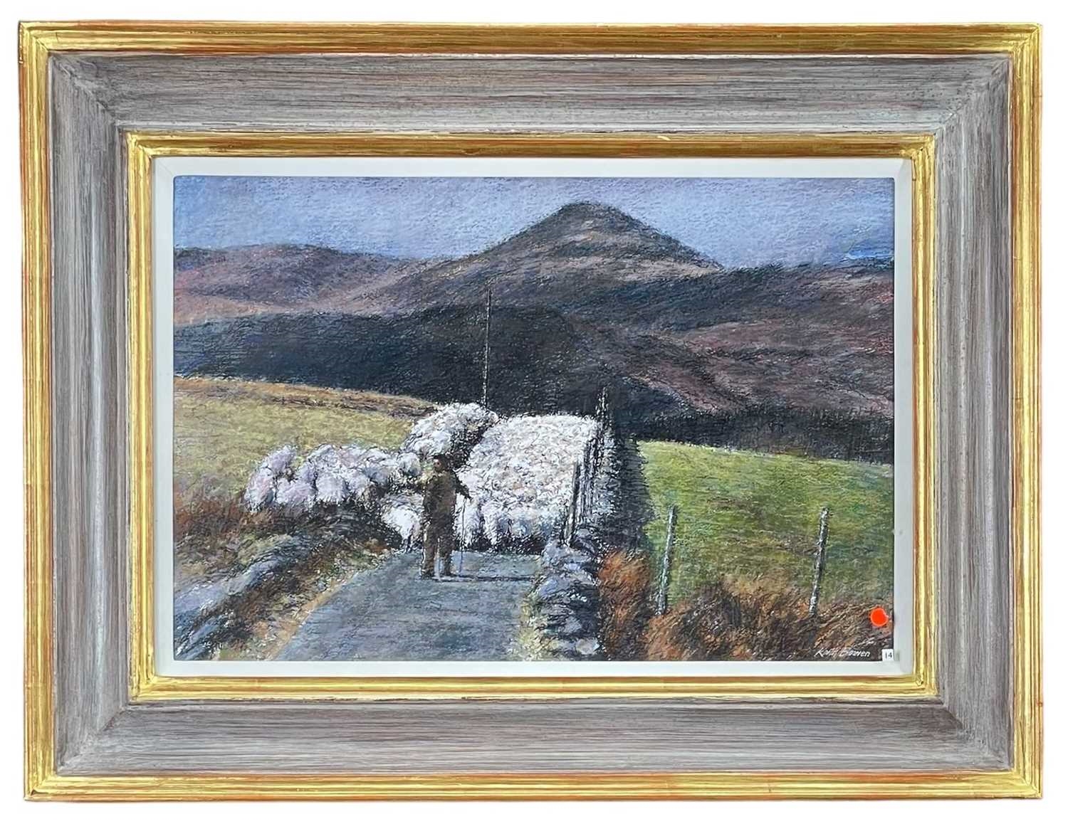 Keith Bowen | Homeward Sheep | MutualArt