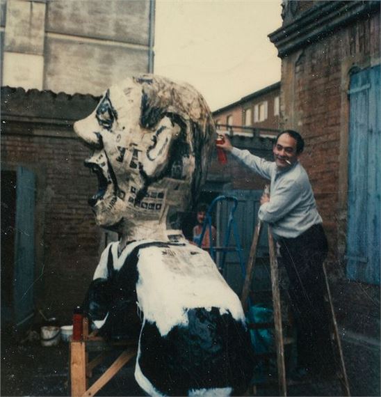 Roland Topor | preparing an exhibition in Amsterdam (1983) | MutualArt