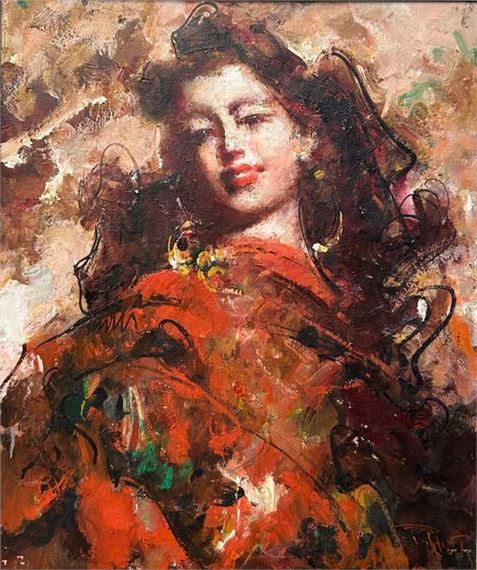 Richard Durando Togo | Portrait of a gypsy woman (20th Century) | MutualArt