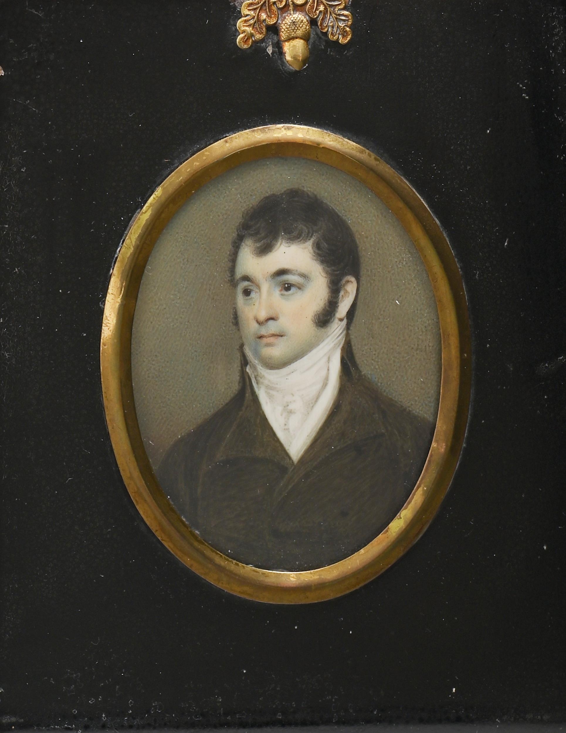English School, 19th Century | Portrait Miniature of a Young Man, in ...