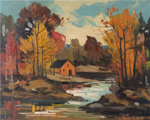 Geza Gordon Marich | Autumn landscape | MutualArt