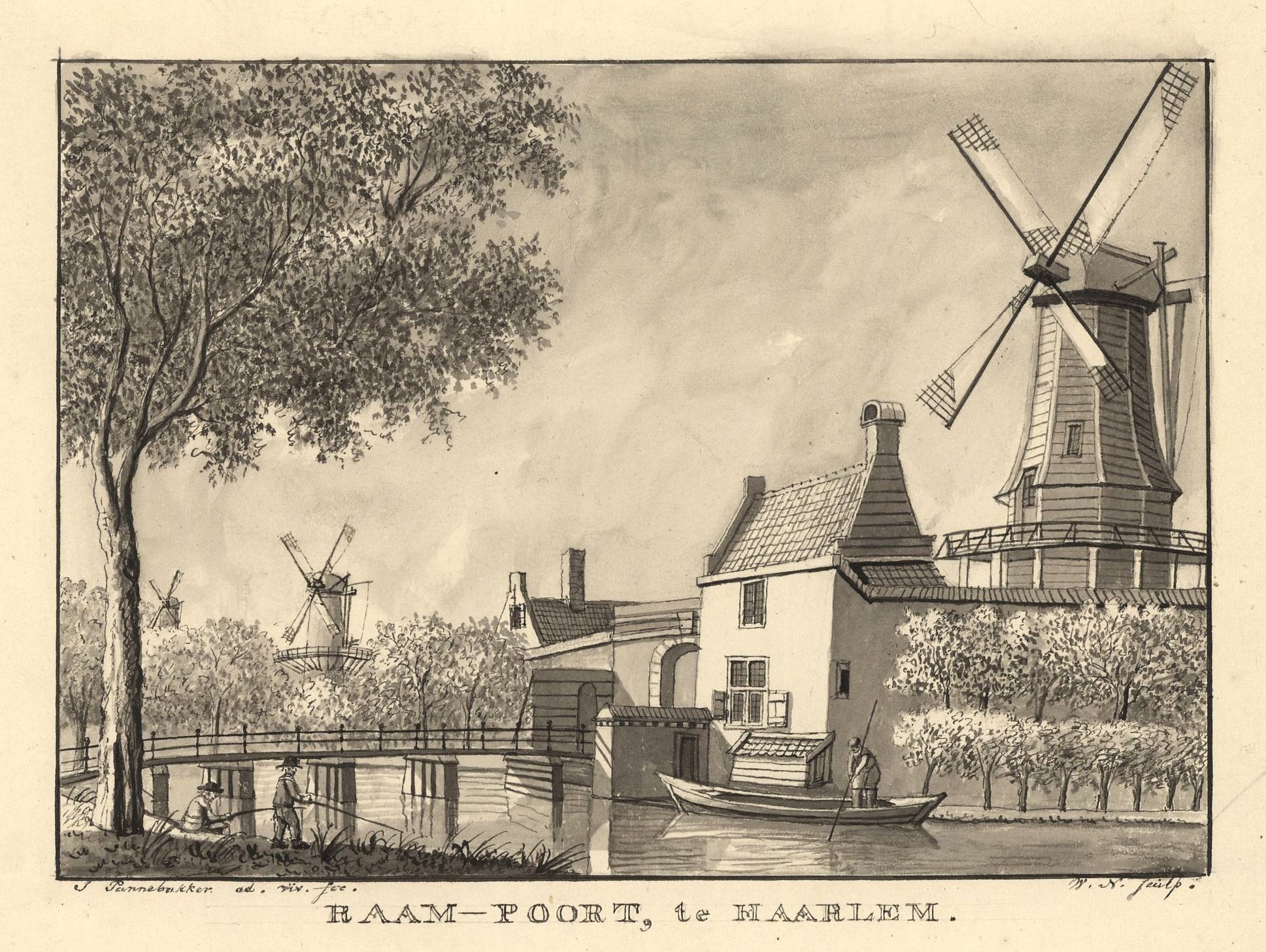 Jan Pannebaker | Raam-poort, te Haarlem. (1755) | MutualArt