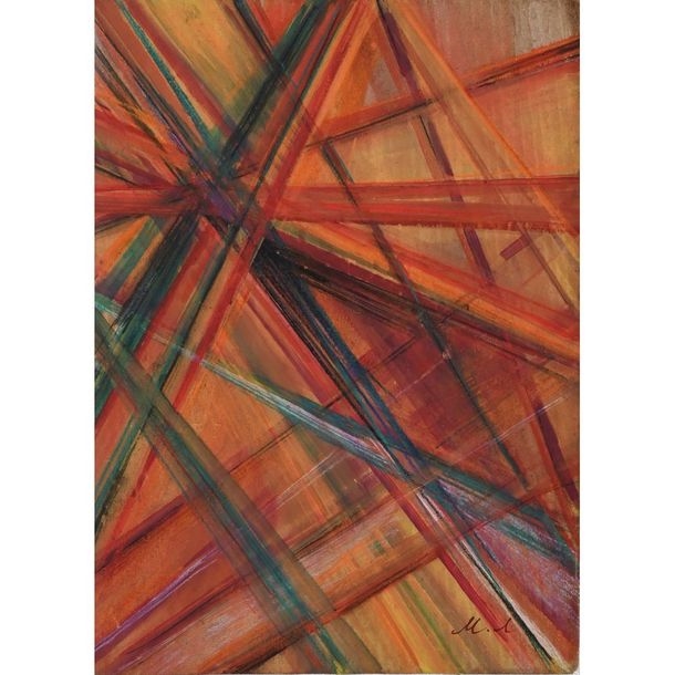 Mikhail Larionov | Radiant Abstract Composition | MutualArt