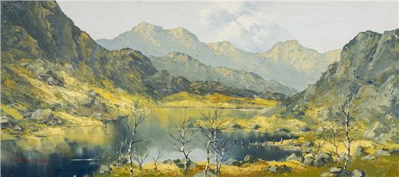 Charles Wyatt Warren | Snowdon from Llyn Gwynant | MutualArt
