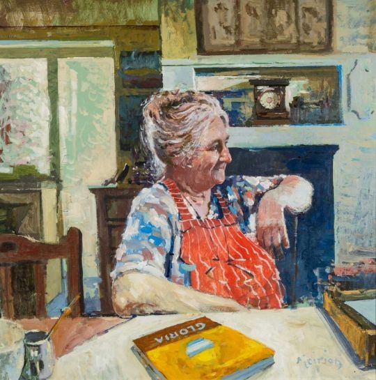 Meirion Jones | portrait of Luned Roberts de Gonzalez from the ...