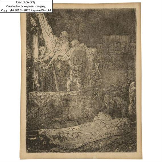 Rembrandt van Rijn | DESCENT FROM THE CROSS (2024) | MutualArt